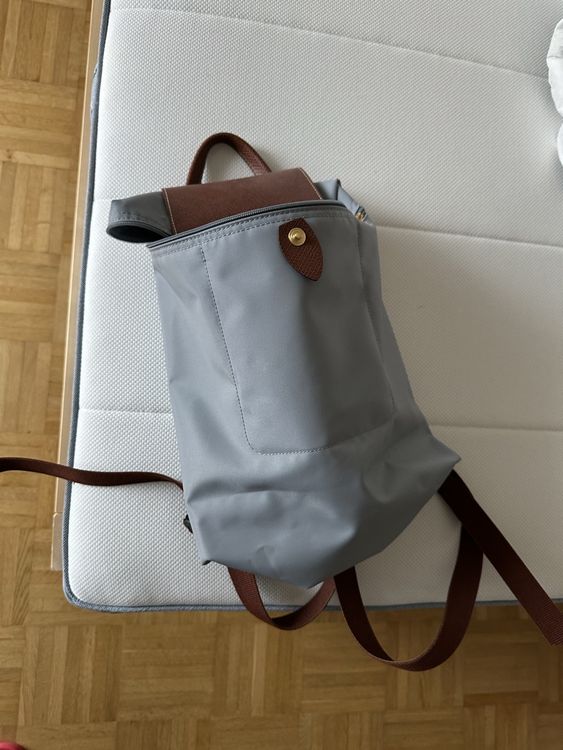 Longchamp Le Pliage Rucksack City Hellblau Leder Damen (Neu (gemäss Beschreibung)) in Urtenen ...