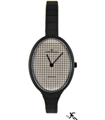 CATENA Racket, Tennis Quartzuhr, schwarz (Neu und originalverpackt) in ...