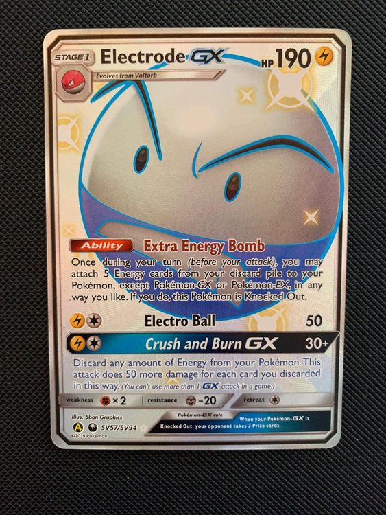 Shiny Electrode GX MINT (Neu (gemäss Beschreibung)) in Corticiasca für ...