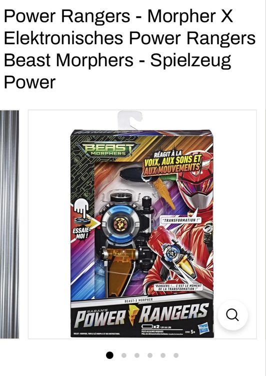Power Rangers Beast Morphers Morpher X elektronisch (Neu (gemäss ...