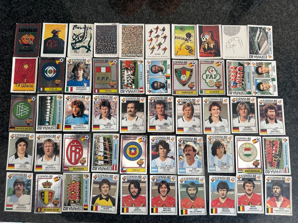 Stickers Bilder Figurine Panini ESPANA 82 (Gebraucht) in Arbedo für CHF ...