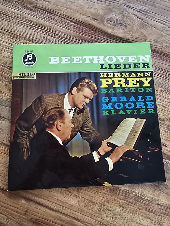 LP Beethoven Lieder Hermann Prey und Gerald Moore | Kaufen auf Ricardo