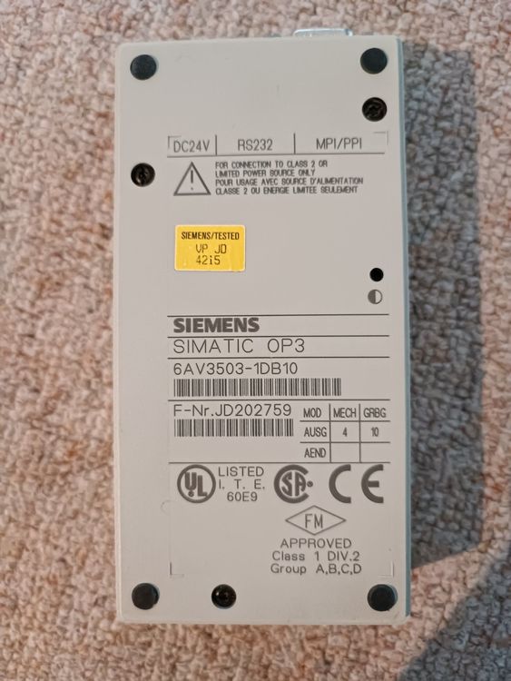 Siemens Simatic OP3 | Kaufen auf Ricardo