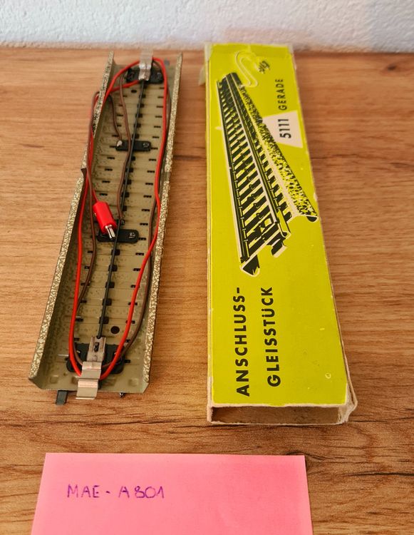 Märklin H0, 1 Anschlussgleis 5111 (MAE-A801) (Gebraucht) in Ruswil für ...