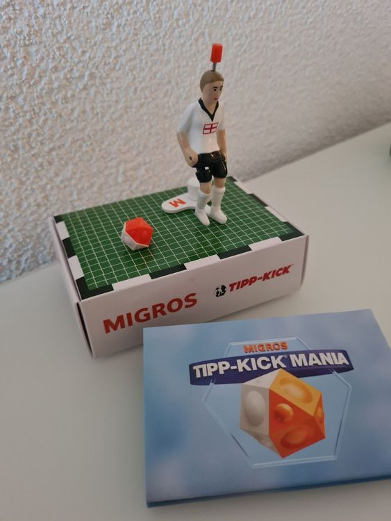MIGROS Tipp-Kick Mania 2022 Figur England Nr. 9 (Männlich) | Kaufen auf Ricardo