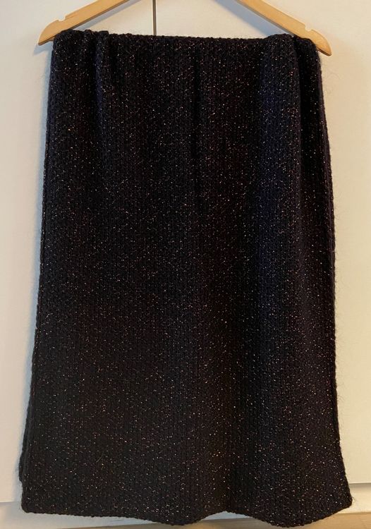 Maxi écharpe noire fils cuivrés KOOKAI - très chaude (Neuf (Voir ...