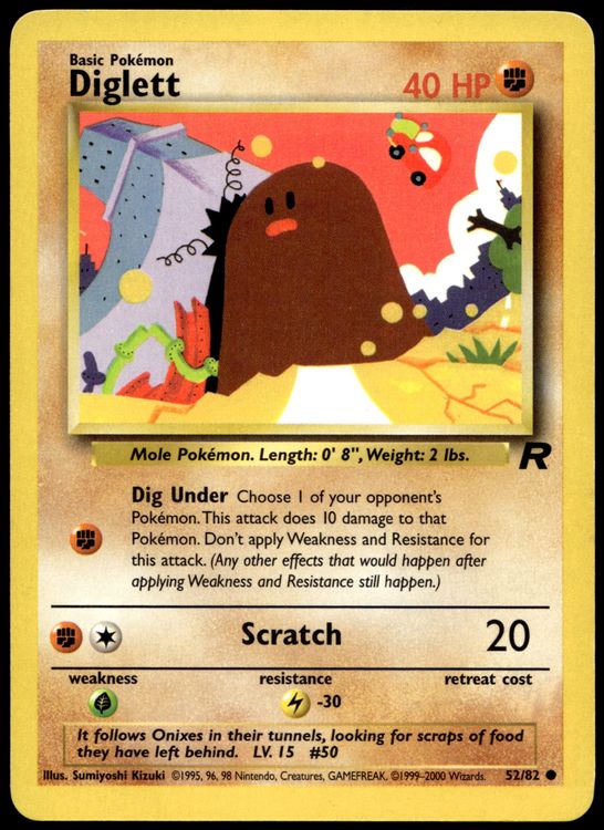 Diglett 52/82 Pokémon Team Rocket ab 1.- | Kaufen auf Ricardo