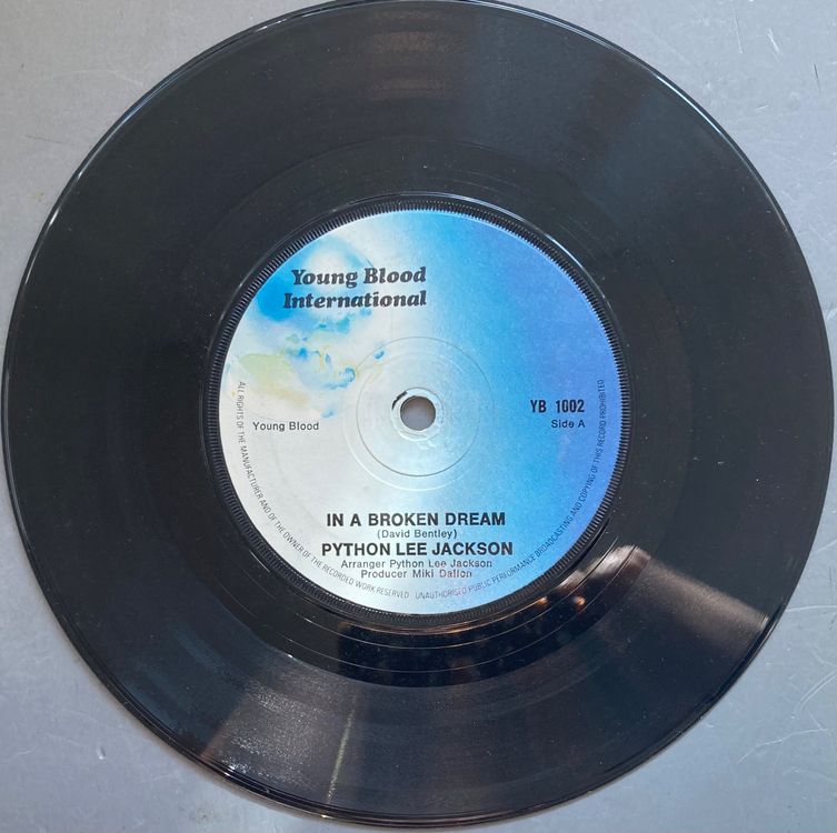PYTHON LEE JACKSON - IN A BROKEN DREAM (Gebraucht) in Poliez-Pittet für ...