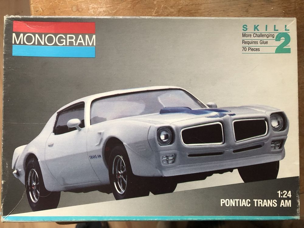 Pontiac Trans Am, 1:24, Monogram Modellbausatz (Neu und ...