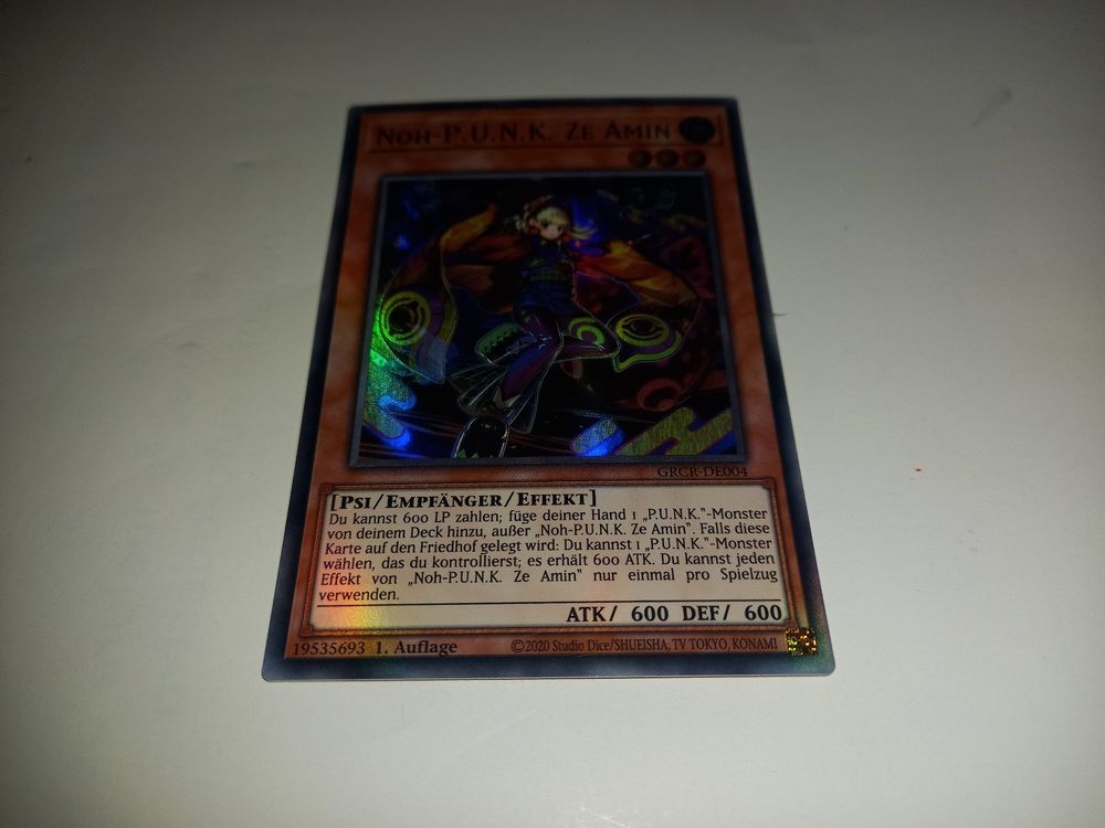 Carte Yu-Gi-Oh! Noh-P.U.N.K. Ze Amin GRCR-DE004 (Neu (gemäss ...