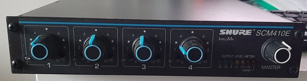 SHURE SCM410E – NOS 4-Kanal-Mikrofonmischer | Kaufen auf Ricardo