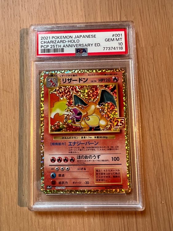 1x POKEMON CHARIZARD 25TH ANNIVERSARY ED CARD PSA 10 HOLO (Gebraucht) in Locarno für CHF 220 ...