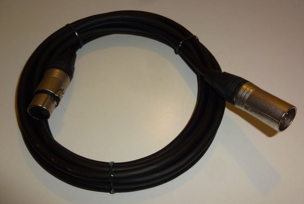 DMX Kabel NEUTRIK 5 polig 3 Meter - 1 Stück - (Gebraucht) in St. Gallen ...