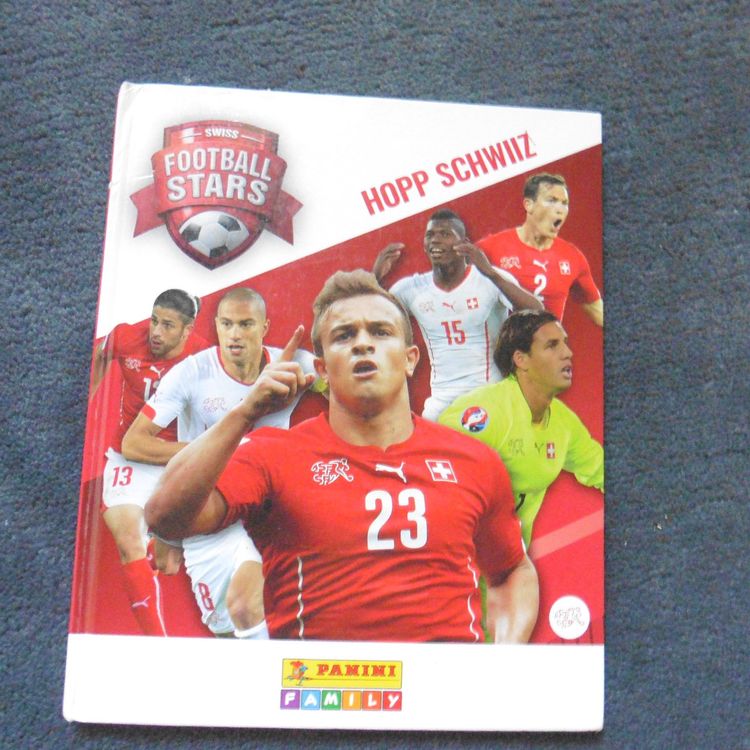 PANINI,Hopp Schwiiz,2016,Fussball,komplett!Schweizer Nati (D'occasion ...