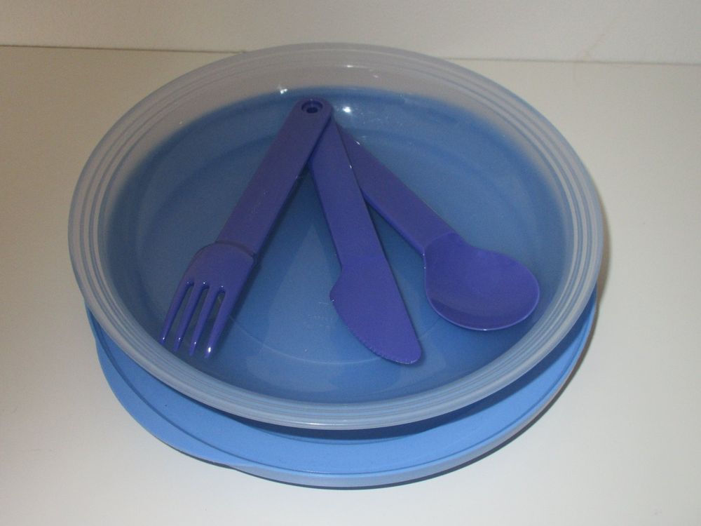 Tupperware ♥ Teller mit Deckel und Besteck (Gebraucht) in Baden für CHF ...