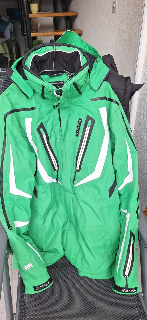Veste de ski Icepeak verte, taille L, parfait pour l'hiver (Neuf (Voir ...