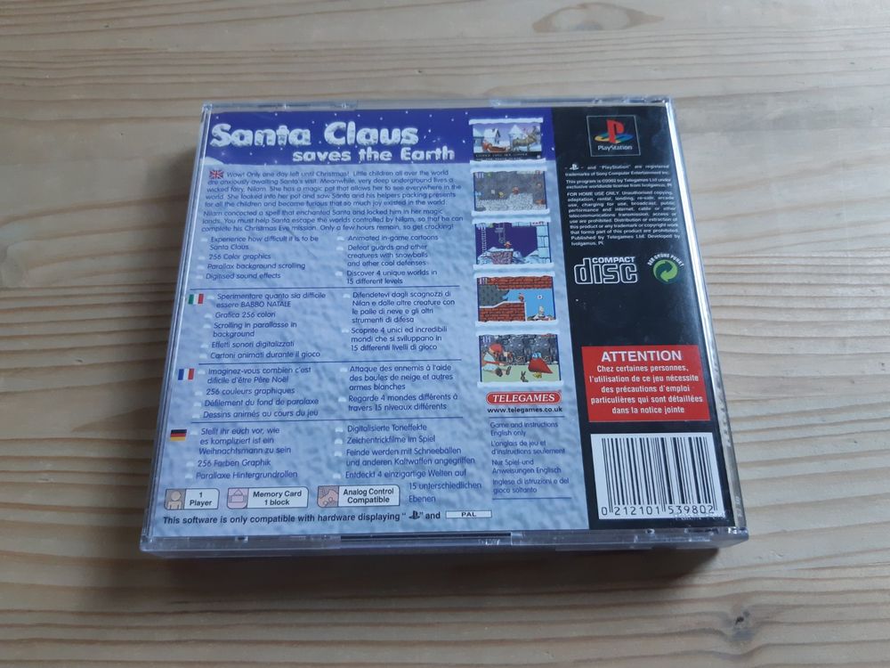 Santa Claus Saves the Earth PS1 (Gebraucht) in für CHF 47 – mit ...
