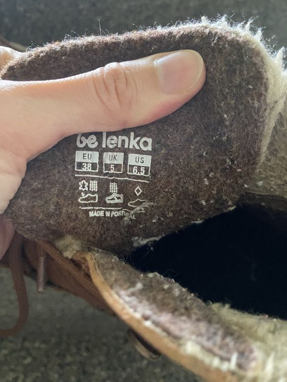 Gefütterte Winterschuhe von Belenka, Gr. 38, Braun (Gebraucht) in ...