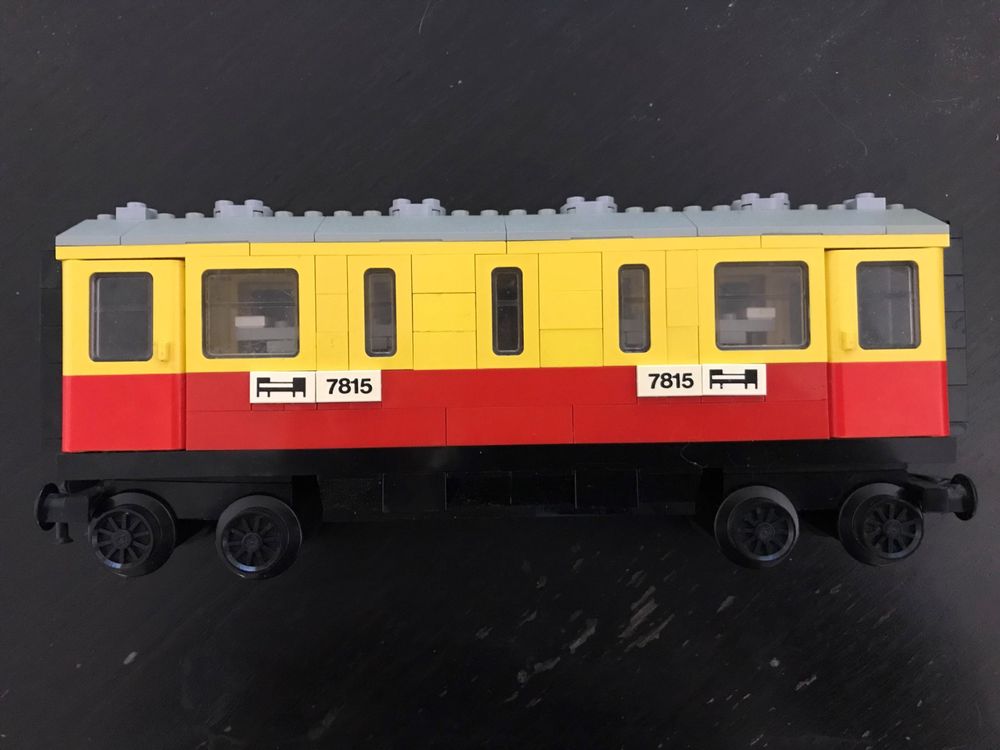 Selten: Altes LEGO 7815 - Schlafwagen - original Lego Bahn (Gebraucht ...