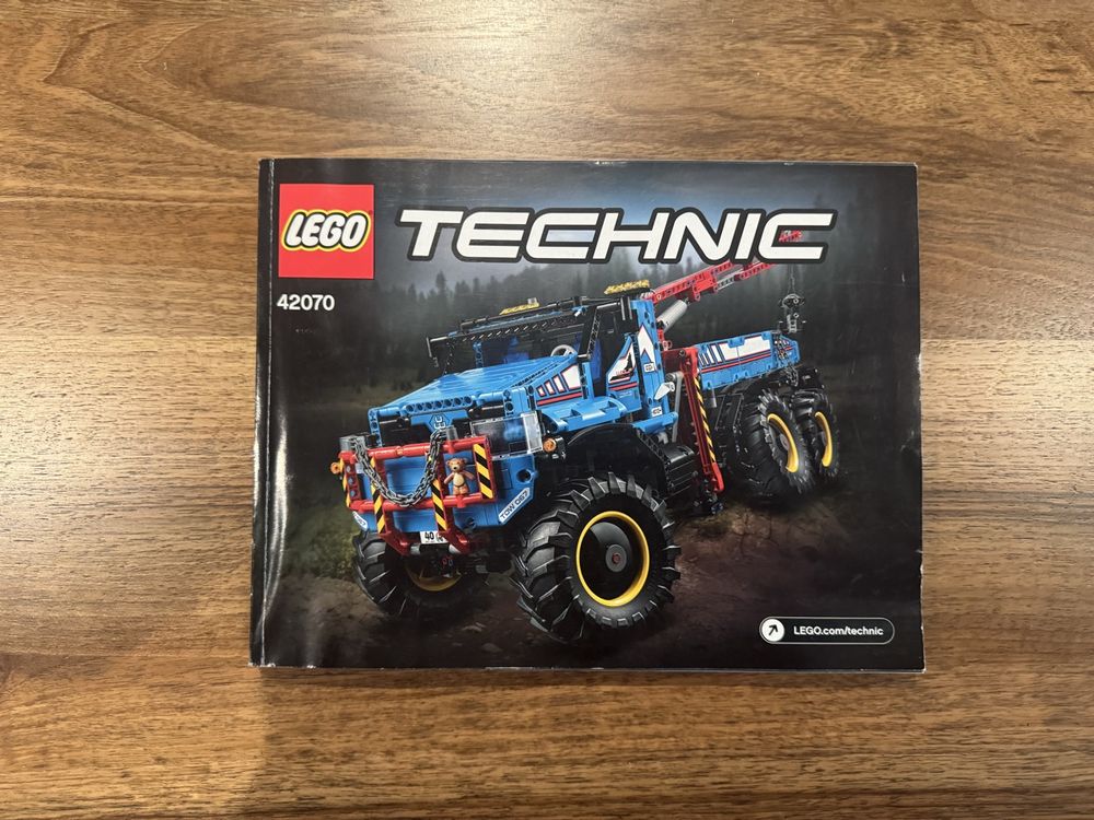 LEGO Technic Bauanleitung 42070 blauer Abschleppwagen (Gebraucht) in ...