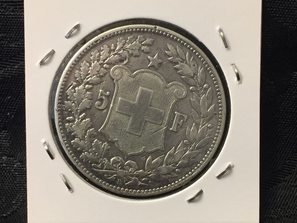 5 Franken 1888 Selten!!! (Gebraucht) in Tägerwilen für CHF 594 – mit Lieferung auf Ricardo kaufen