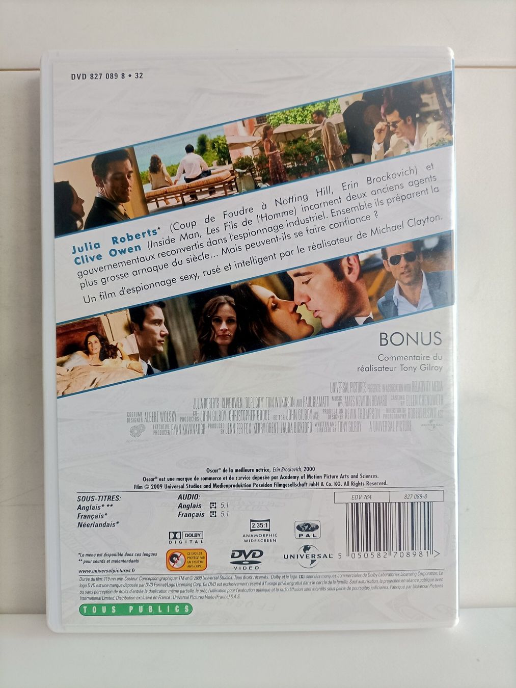 DVD Duplicity (fr/uk) Julia Roberts Clive Owen (D'occasion) à crans ...