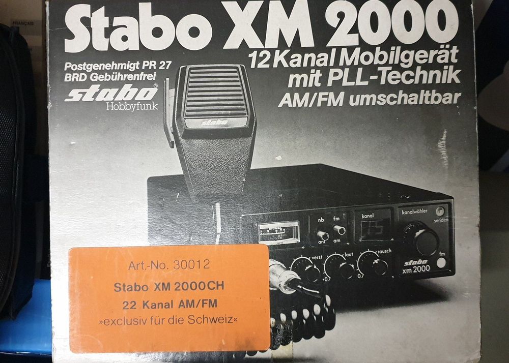 Stabo XM2000 12 Kanal CB Funkgerät (Gebraucht) in illnau für CHF 9 ...