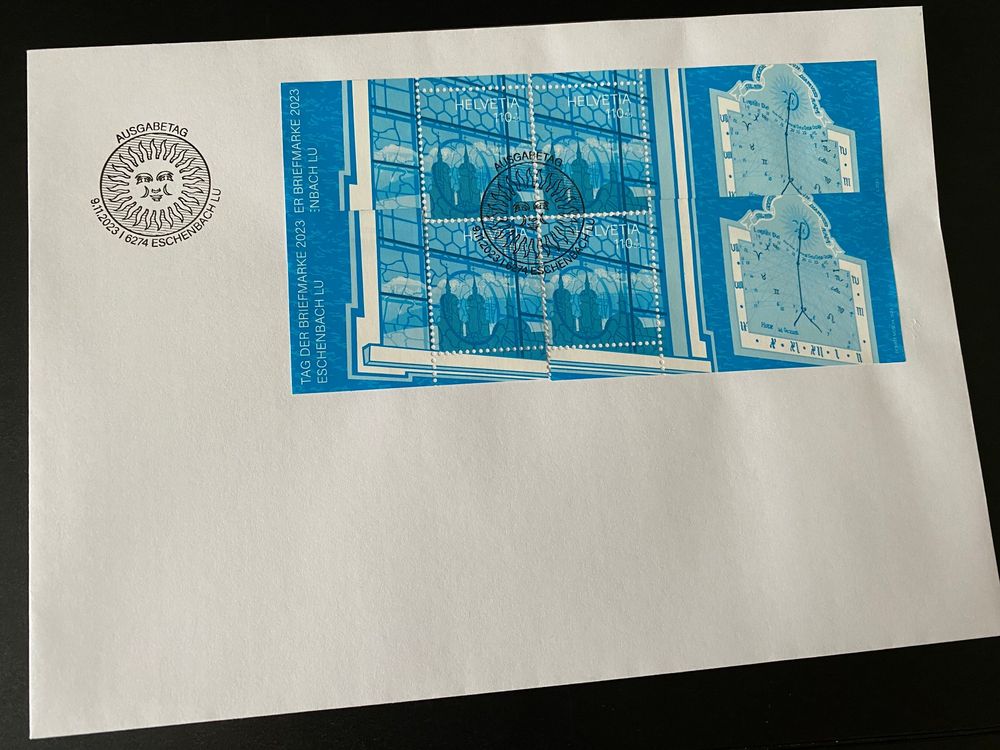 4er Block Tag der Briefmarke 2023 ET Stempel Eschenbach (Neu (gemäss Beschreibung)) in ...