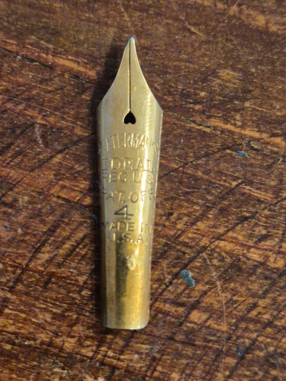 Plume Waterman Ideal Regular n°4 – vintage – USA (D'occasion) à ...