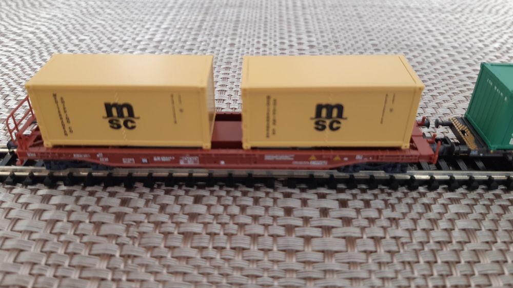2 Containerwagen und ein Taschenwagen mit Container (Gebraucht) in ...