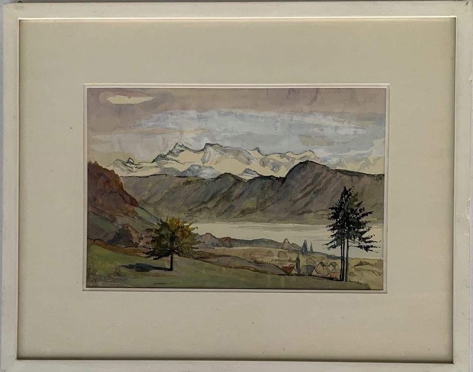 Hans J.Rinderknecht Aquarell | Kaufen auf Ricardo