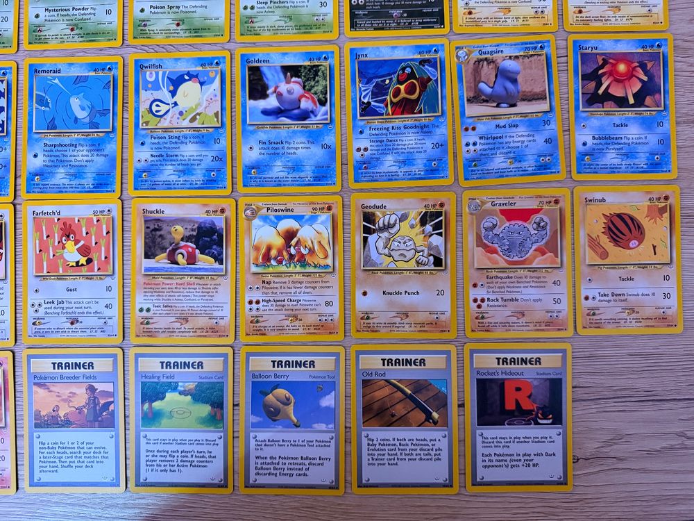 Neo Revelation 35 Pokémon Karten Bundle WOTC 2001 Vintage (Gebraucht ...