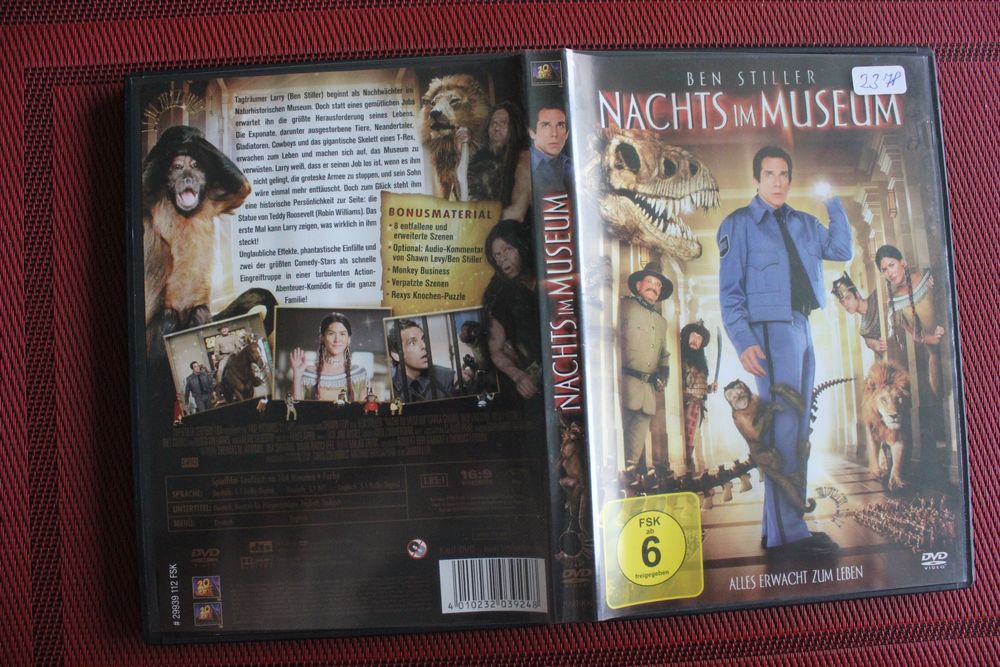 Nachts im Museum 1 (DVD) (2378) | Kaufen auf Ricardo
