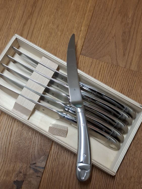 WMF Steakmesser Set "BULLHEAD", 6-teilig, neuwertig🥩🔪 (Neu (gemäss ...