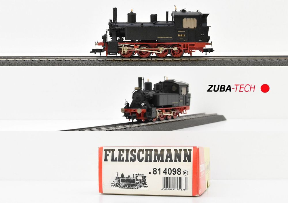 Fleischmann 814098 Dampflok BR 98.8 DRG H0 GS mit OVP | Kaufen auf Ricardo
