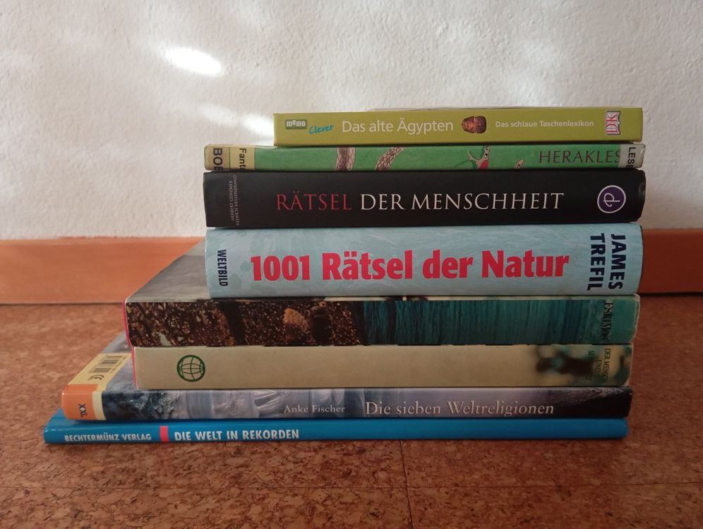BÜCHER PAKET Kinder "Wissen, Rätsel & Natur" ab 12 Jahren (Neu (gemäss ...
