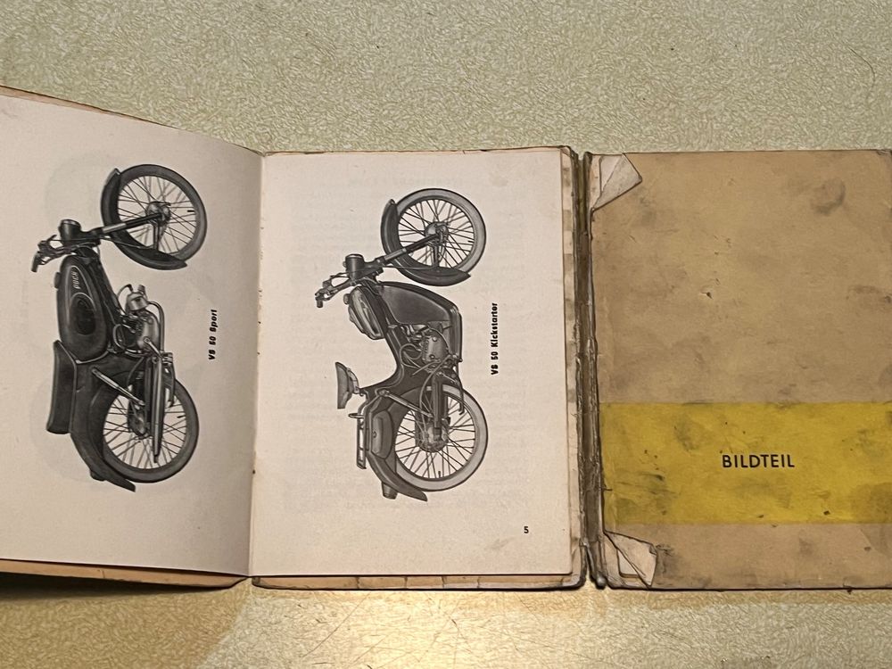 buch, heft, puch MS 50L, VS 50 L, VS 50 S, VS50 K4 auflage (Gebraucht ...