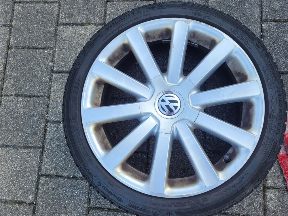 Original VW R-Line Felgen mit Winterpneu | Kaufen auf Ricardo