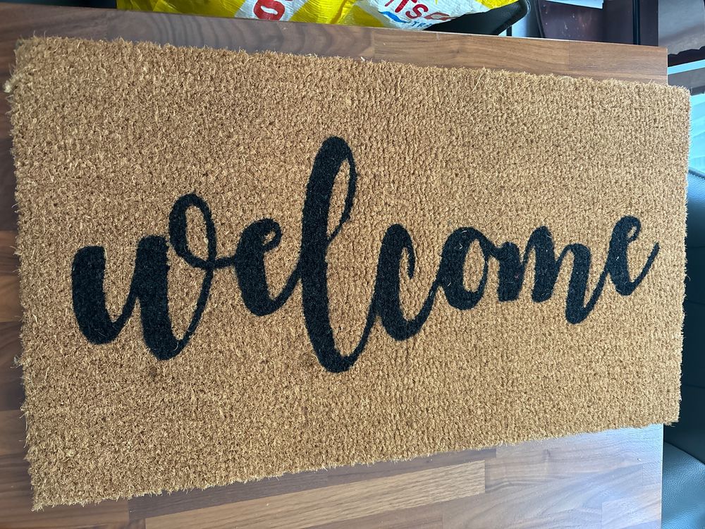 Schicke Fussmatte "Welcome" NEU | Kaufen auf Ricardo