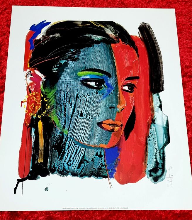 Rolf Knie. Offset-Lithografie im Prägedruck. Signiert 90 (Gebraucht) in Reinach BL für CHF 11 ...