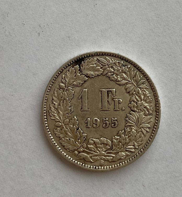 1 Franken 1955 Silber - Schweiz | Kaufen auf Ricardo