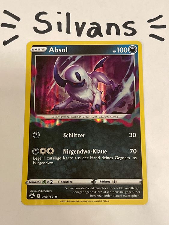 Absol Holo 076/159 Zenit der Könige Deutsch | Kaufen auf Ricardo
