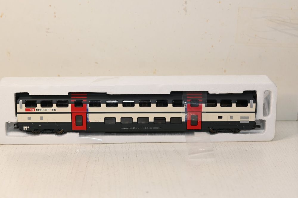 SBB Doppelstockwagen 2 Kl Roco HO/DC mit OVP | Kaufen auf Ricardo