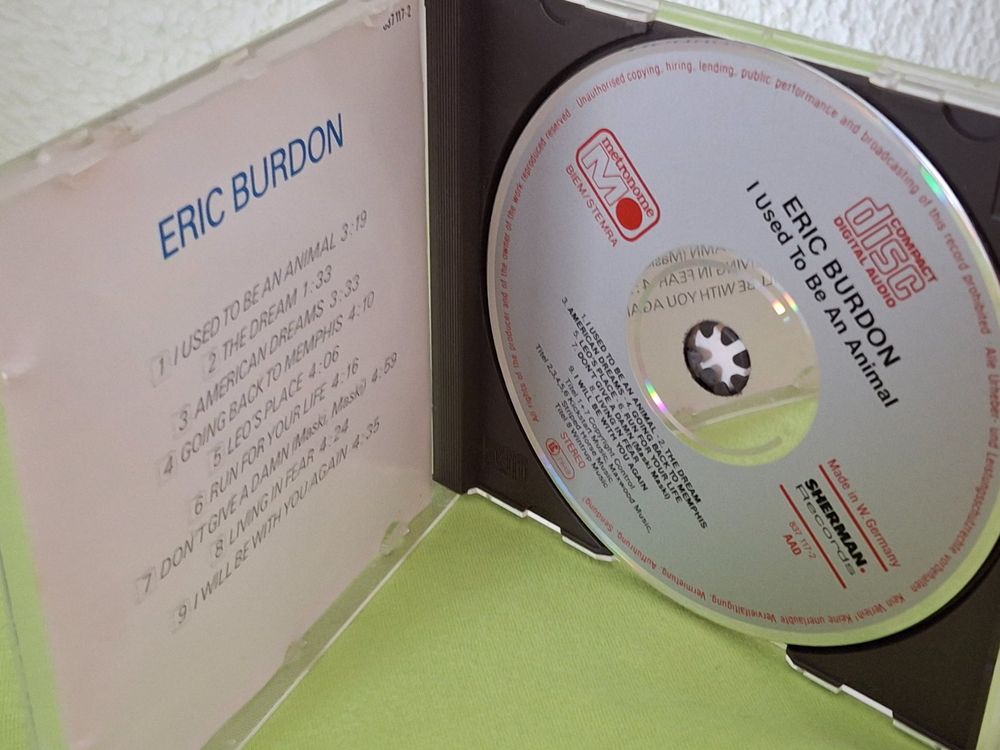 CD Eric Burdon - I Used to be an Animal/ (Gebraucht) in Aarberg für CHF 3.6 – mit Lieferung auf ...