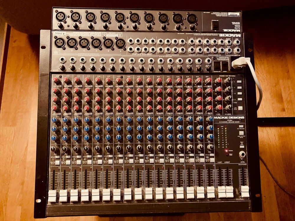 Mischpult Mackie CR1604 plus XLR 10 Mic Input Expander (Gebraucht) in ...