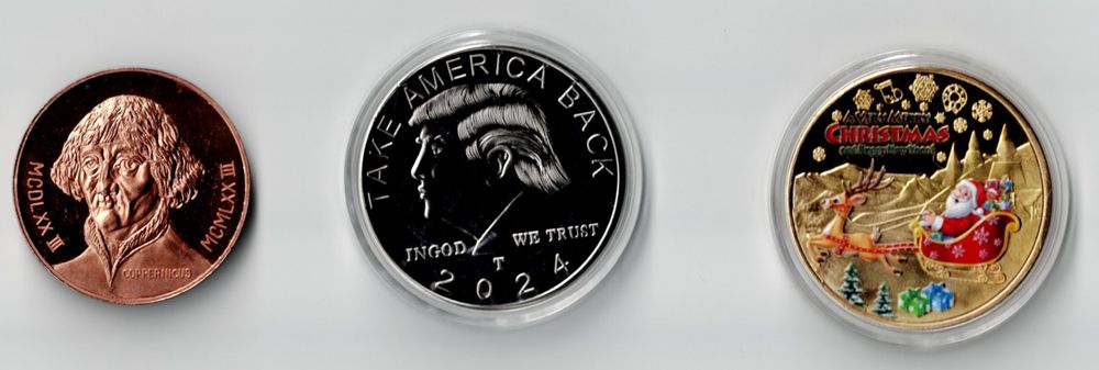 Coppernicus_Take America Back_Christmas_3 Medaillen ab 1.00 (Neu ...