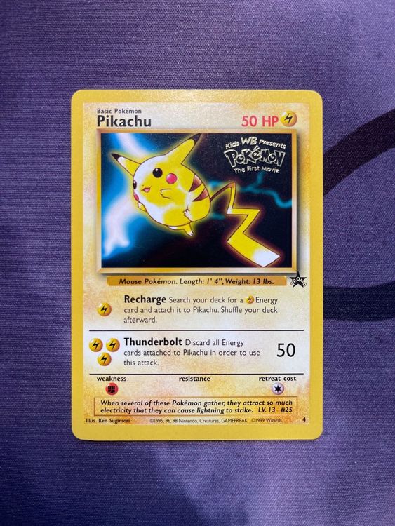 Pokemon Pikachu WB Black Star Promo (Gebraucht) in Lohn/SH für CHF 11 ...