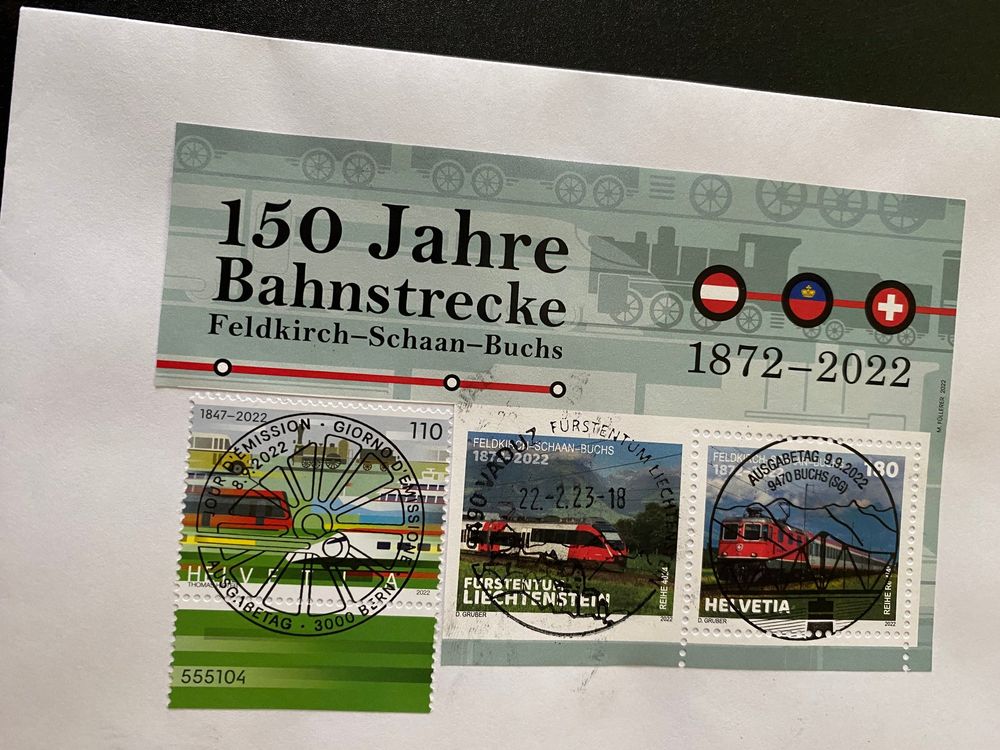 2022 150 Jh Feldkirch - Schaan - Buchs + 175 Jh ÖV Schweiz (Neu (gemäss Beschreibung)) in ...
