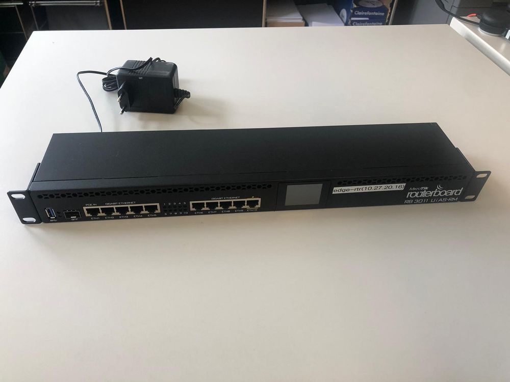 MikroTik VPN-Router RB3011UIAS-RM (Gebraucht) in Zürich für CHF 48 ...