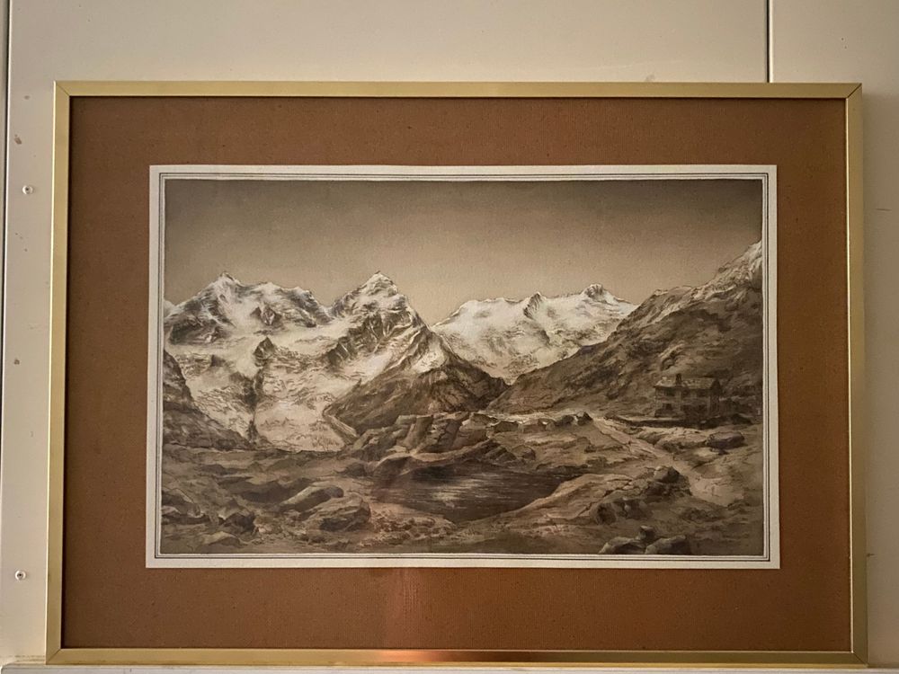 Gemälde Berglandschaft | Kaufen auf Ricardo